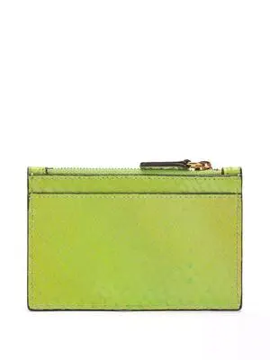 Roberto Cavalli Leather Cardholder - Green