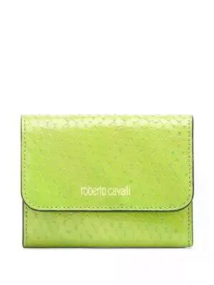 Roberto Cavalli Leather Wallet - Green