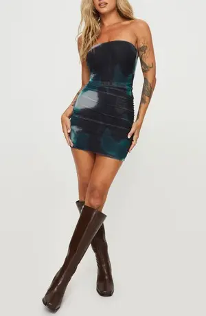 Princess Polly Micah Abstract Print Mini Dress