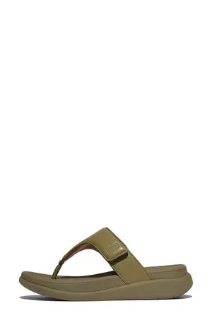 Fitflop F-mode Go Platform Flip Flop - Camo-green
