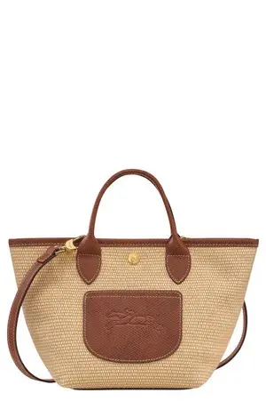 Longchamp Le Pliage Panier Extra Small Top Handle Bag - Brown