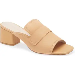 CHOCOLAT BLU Block Heel Sandal - Camel Leather