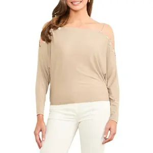 MARCIANO Adri Off-the-shoulder Top
