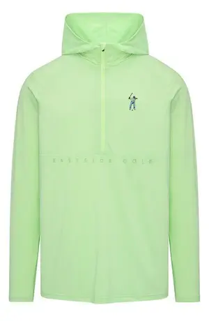 EASTSIDE GOLF Half Zip Hoodie - Paradise Green