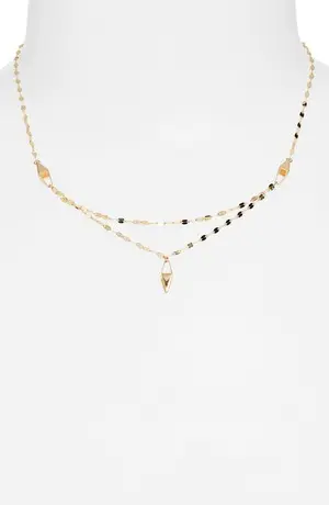 Lana Jewelry 14k Gold Kite Pendant Necklace