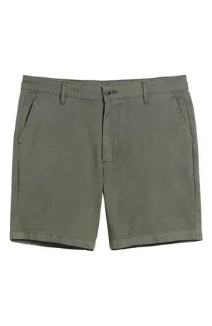 Ag Cipher Slim Fit Chino Shorts - Heathered Seaside Sage
