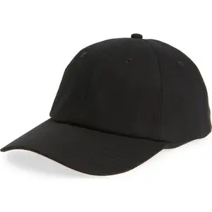 Treasure & Bond Cotton Twill Cap - Washed Black
