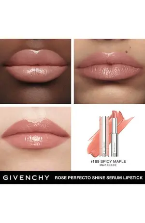Givenchy Rose Perfecto Shine Serum Lip Oil Stick - N109