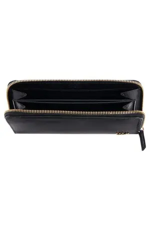 Chloé Iconic Shiny Leather Zip Long Wallet