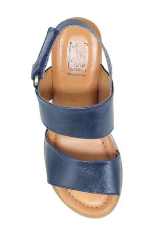 Miz Mooz Rorie Leather Sandals - Navy
