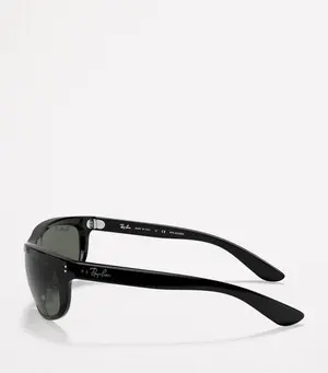 Ray-ban Rectangle Balorama Sunglasses - Black
