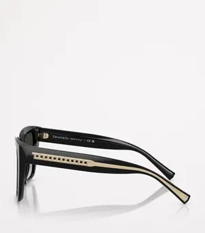 Tiffany & Co. Acetate Square Sunglasses - Black