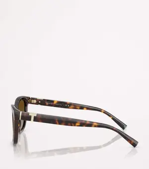 Tiffany & Co. Acetate Square Sunglasses - Brown