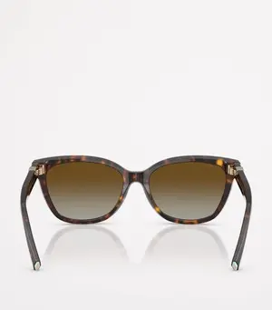 Tiffany & Co. Acetate Square Sunglasses - Brown