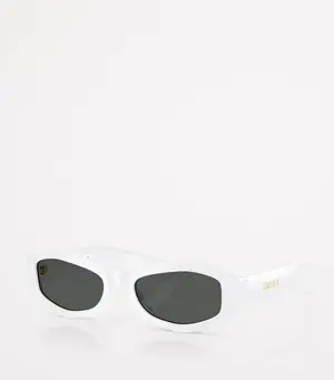 Versace Irregular Sunglasses - White