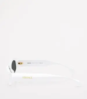 Versace Irregular Sunglasses - White