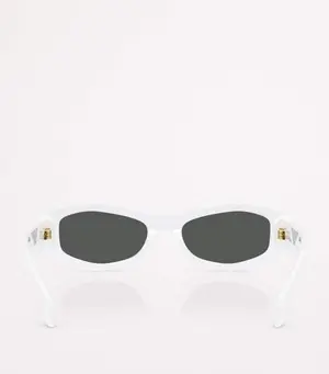 Versace Irregular Sunglasses - White