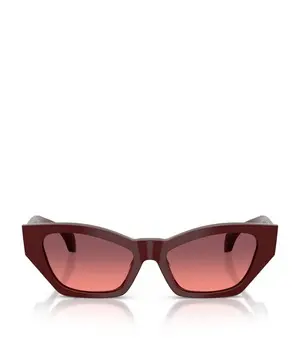 Versace Cat Eye Sunglasses - Red