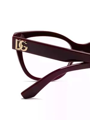 Dolce & Gabbana Cat-eye Glasses - Red