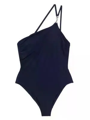 Tory Burch One-shoulder One-piece Swimsuit - Blue