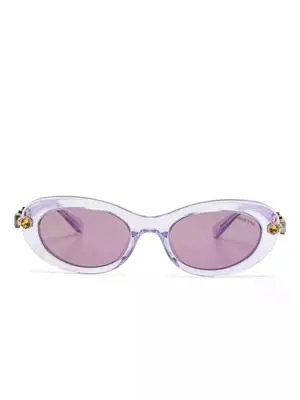 SWAROVSKI Crystal-embellished Sunglasses - Purple