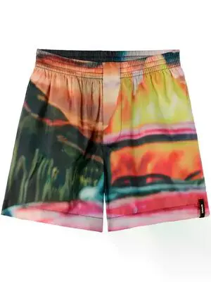 Sunnei Abstract-print Shorts