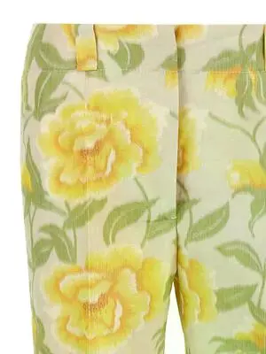 Kenzo Peonies-print Trousers