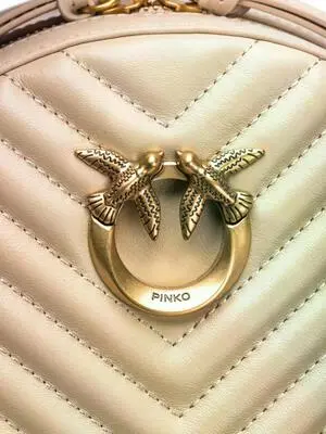 Pinko Love Click Backpack - Neutrals