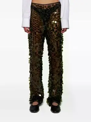 Coperni Sequinned Flared Trousers