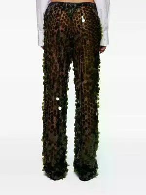 Coperni Sequinned Flared Trousers