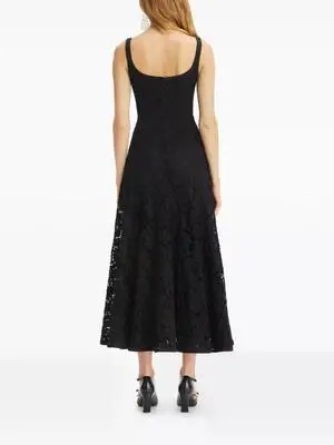 Tory Burch Floral-lace Midi Dress