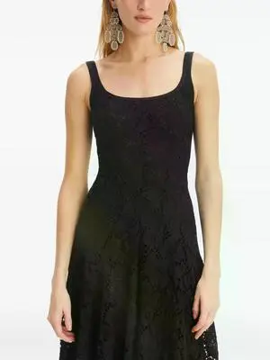 Tory Burch Floral-lace Midi Dress