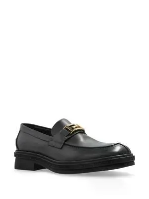 Versace Buckle-detail Loafers