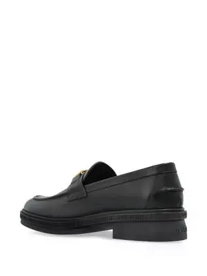 Versace Buckle-detail Loafers