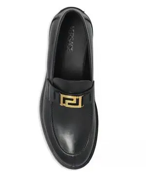 Versace Buckle-detail Loafers