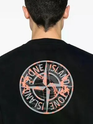 Stone Island Camo-logo T-shirt