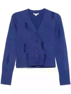 JW Anderson Cut-out Cardigan - Blue