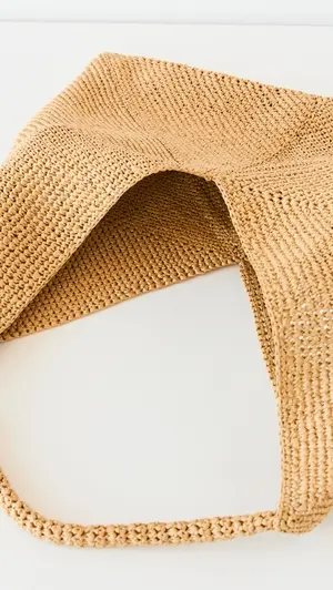 A.L.C. Sid Raffia Tote - Desert Palm