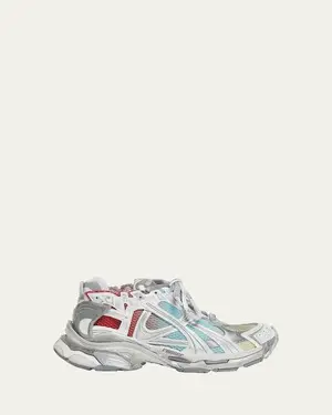 Balenciaga Runner Worn-out Chunky Sneakers - Grey Multi