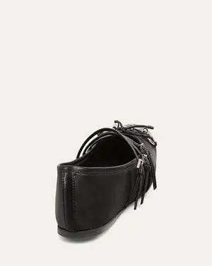 Gucci Horsebit 3-strap Mary Jane Ballerina Flats - Nero