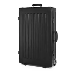 STERLING PACIFIC Xl Checked Suitcase - Black