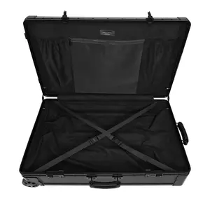 STERLING PACIFIC Xl Checked Suitcase - Black