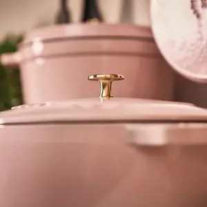 STAUB Enameled Cast Iron 5 Qt. Essential French Oven - Peony