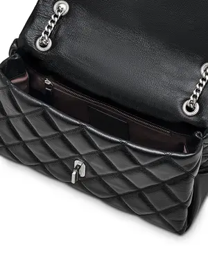 Marc Jacobs Quilted Dual Convertible Shoulder Bag - Black