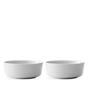 LSA Collective Cereal/soup Bowls, Set Of 2 - White