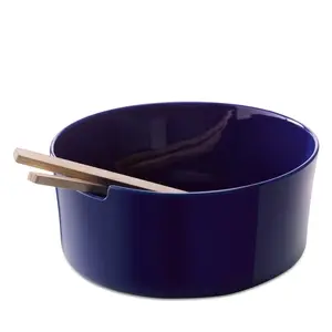 LSA Collective Salad Bowl With Servers - Blue
