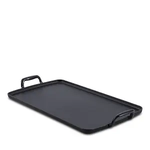 ALL-CLAD Enameled Cast Iron Plancha, 11 X 19 - Black