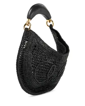 Chloé Raffia Hobo Bag - Black