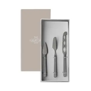 MEPRA Fantasia 3 Piece Cheese Knife Set - Vicuna