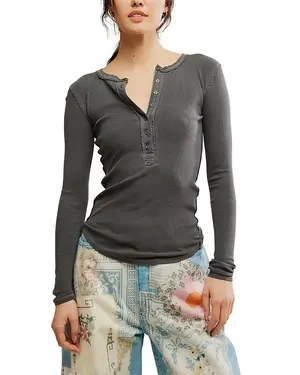 Free People We The Free Jamie Henley Top - Black